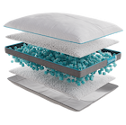 Hybrid™ Pillow. Adjustable Height & Firmness | Simba Sleep